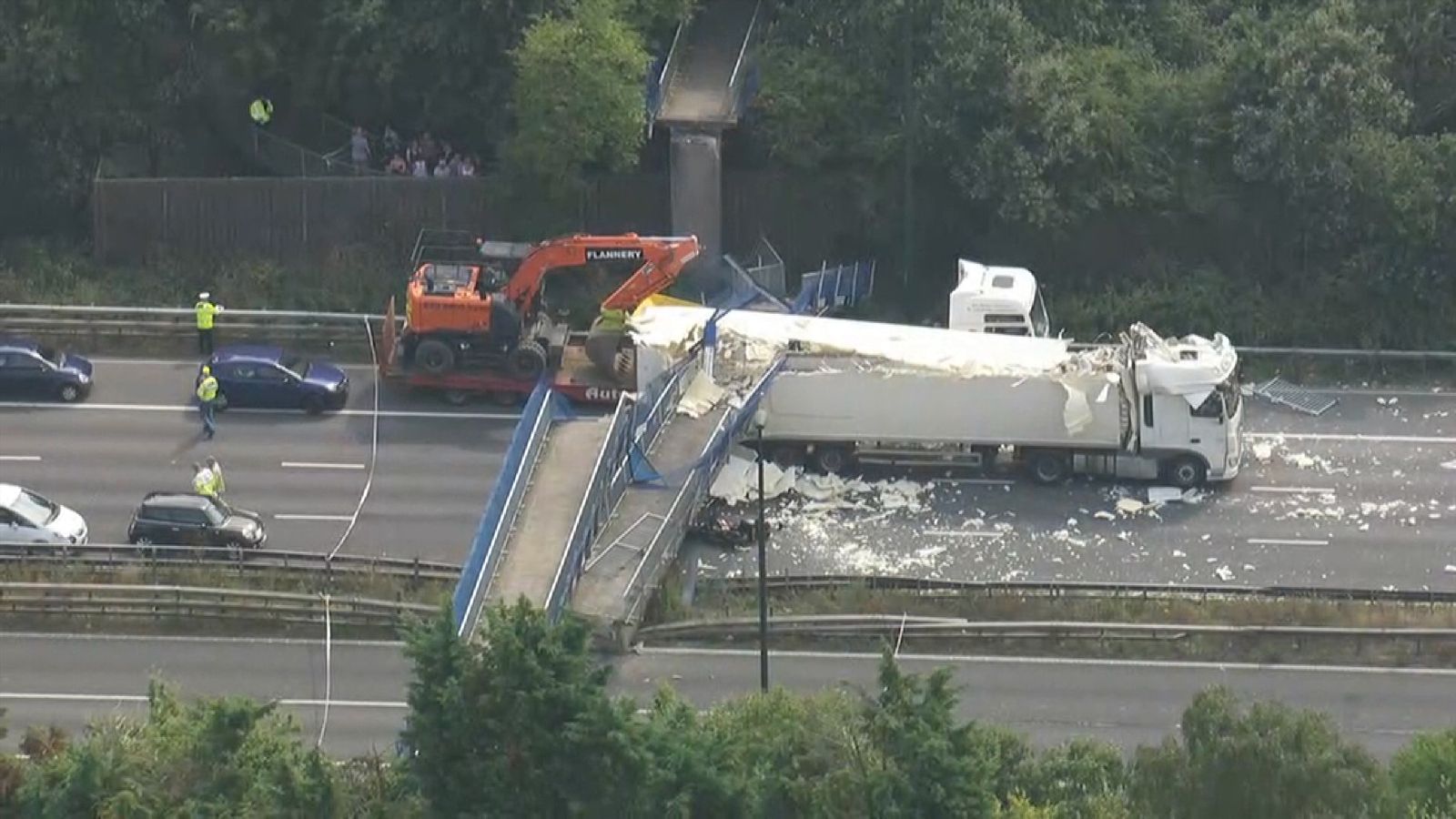 Witness Describes Bridge Collapse Scene | Scoop News | Sky News