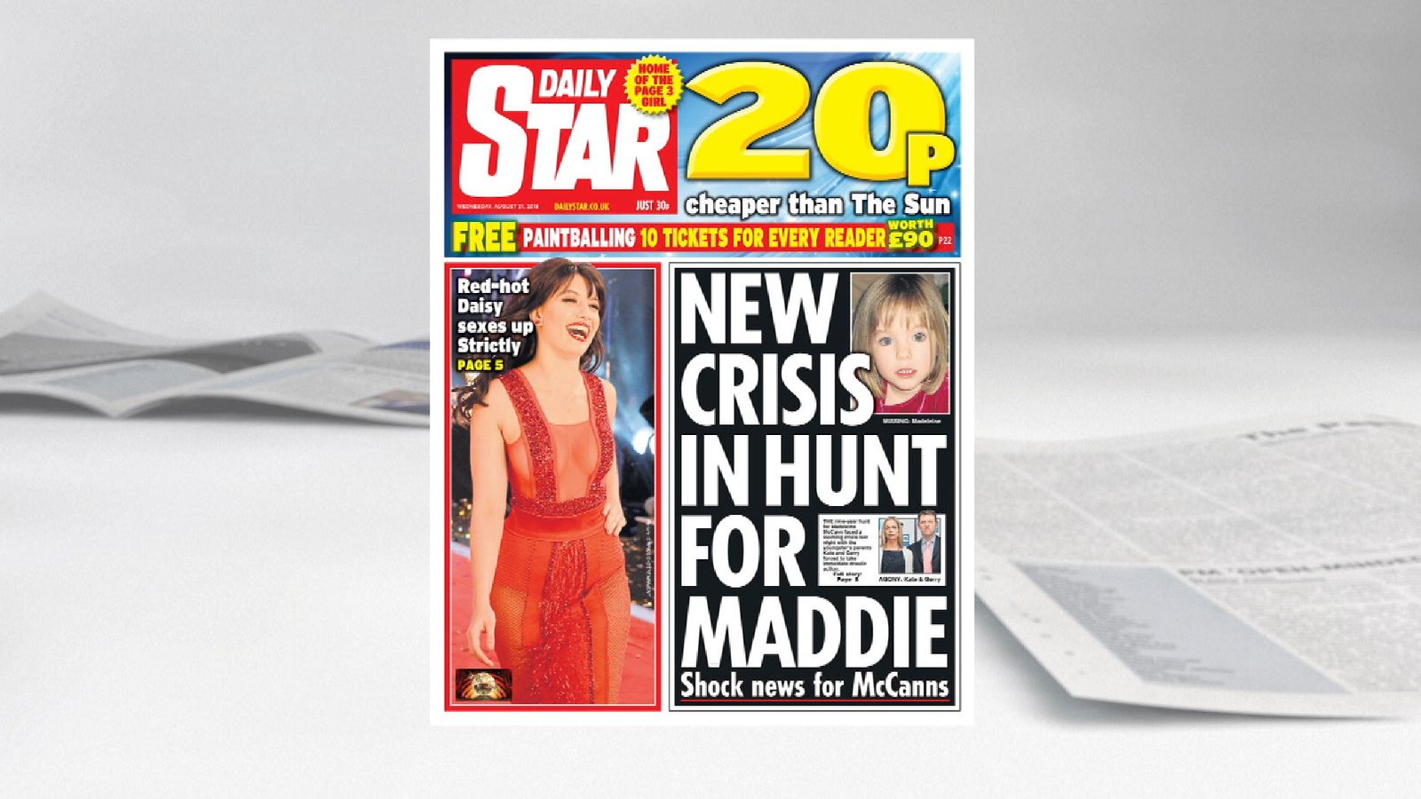 Wednesday's National Newspaper Front Pages | Scoop News | Sky News