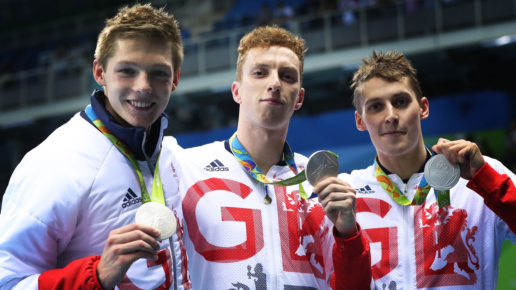 Two More Olympic Swimming Medals For Team GB | World News | Sky News