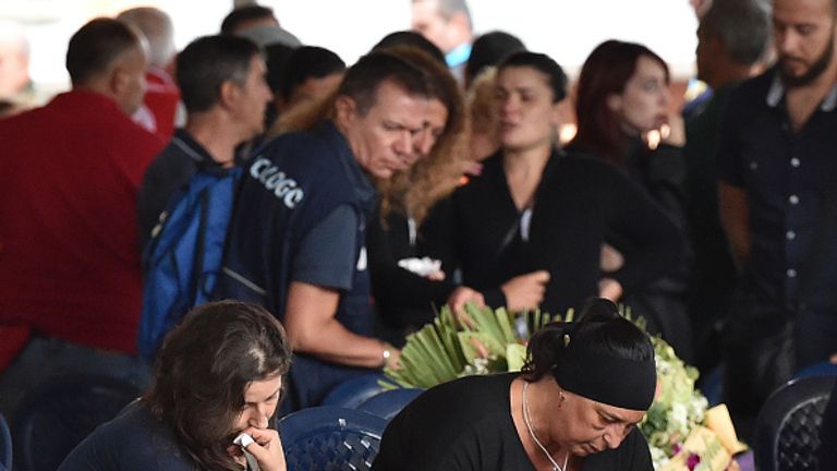 Relatives Gather To Remember Earthquake Victims | World News | Sky News