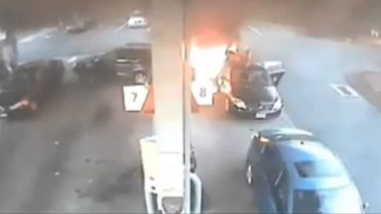 Children Saved During US Gas Station Accident | Scoop News | Sky News