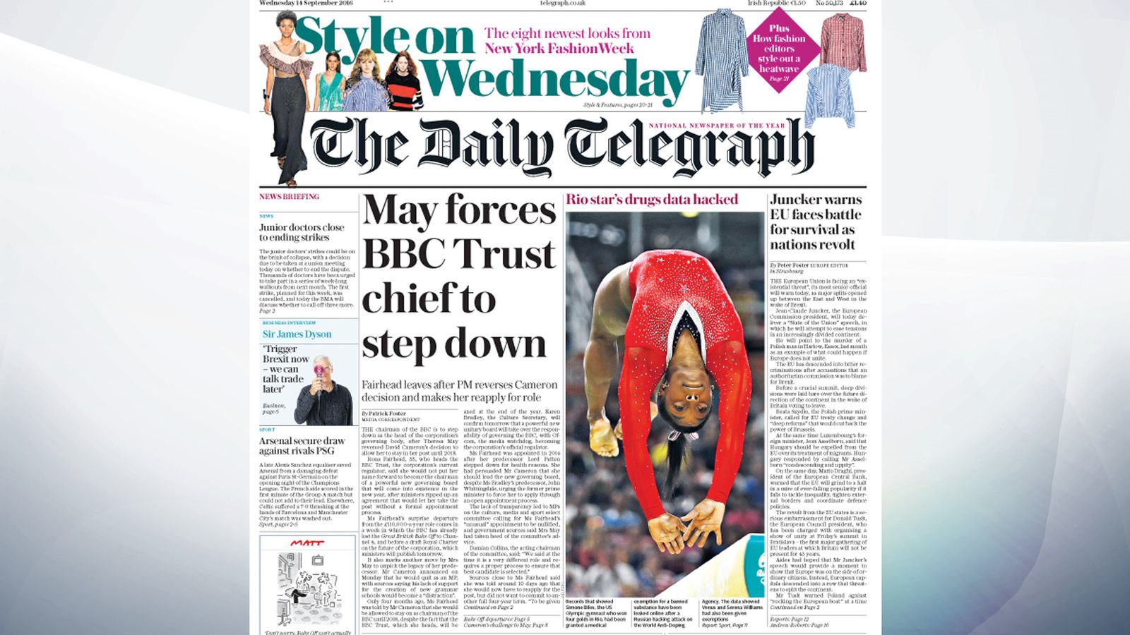 Wednesday's national newspaper front pages | UK News | Sky News