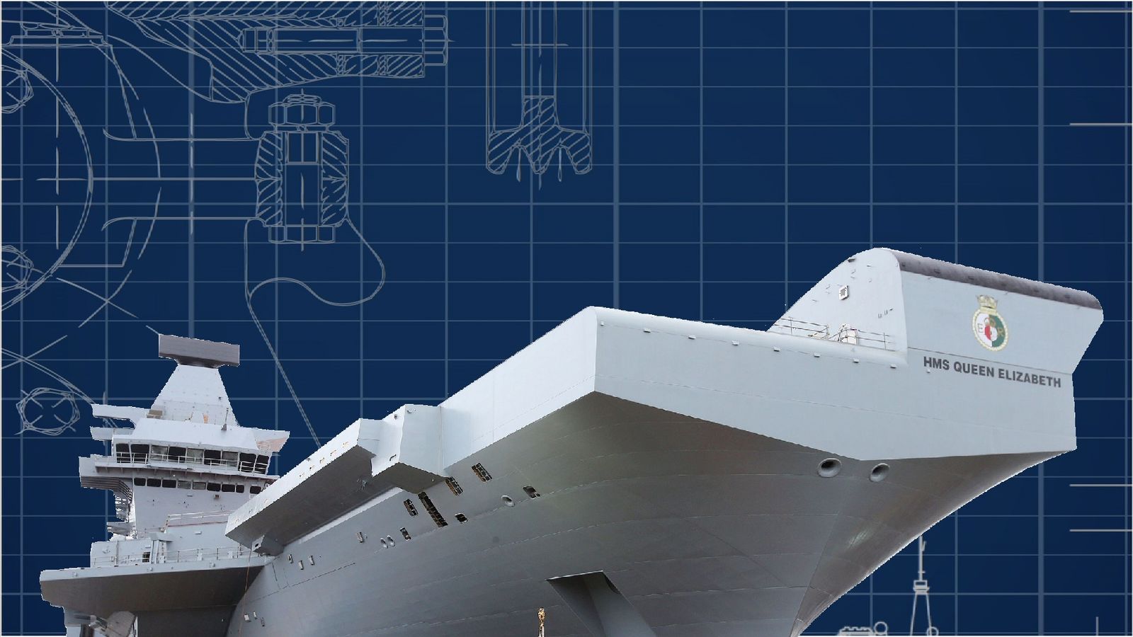 Walk the corridors of the Royal Navy's supercarrier | Scoop News | Sky News