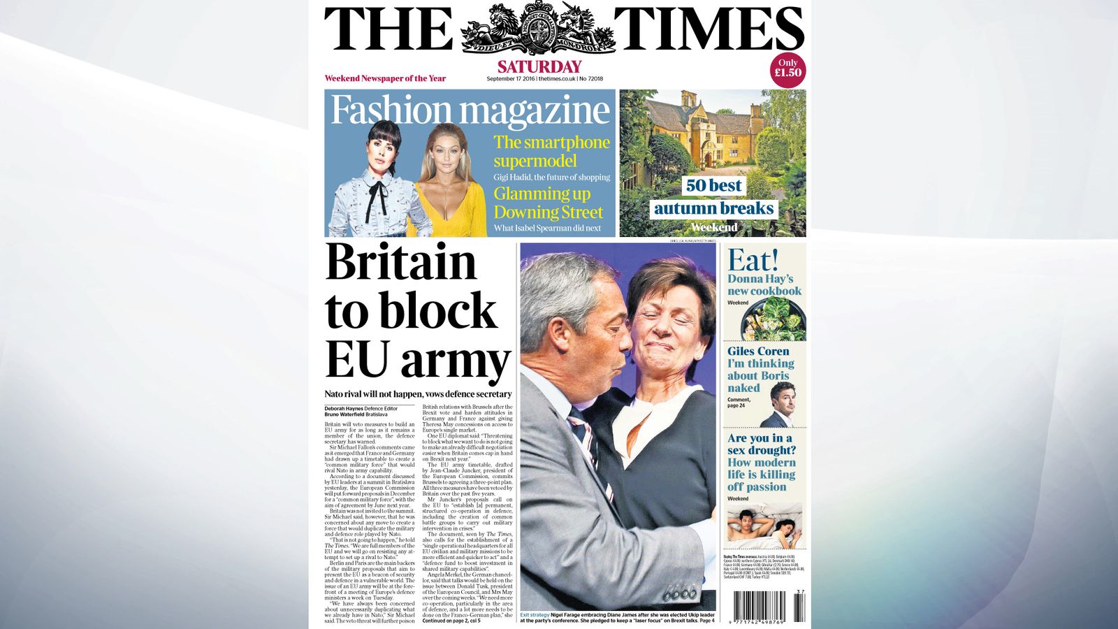 Saturday's National Newspaper Front Pages | UK News | Sky News