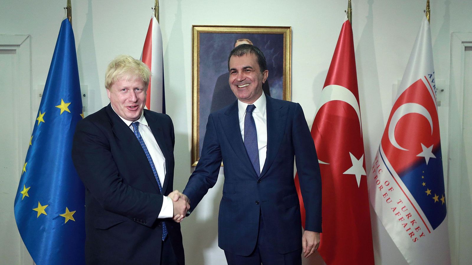 Boris Johnson raves about his washing machine on Ankara trip | World ...