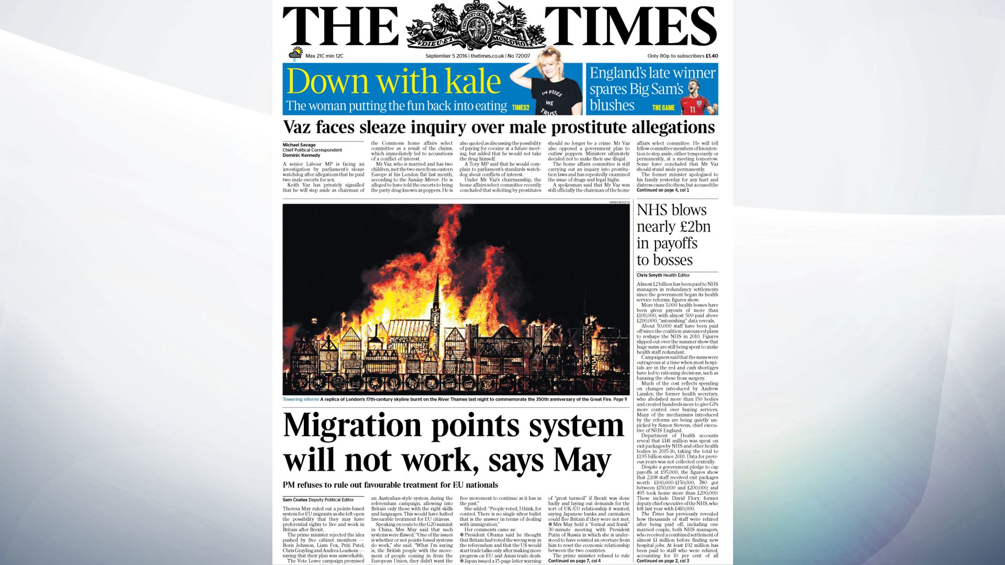 Monday's National Newspaper Front Pages | UK News | Sky News