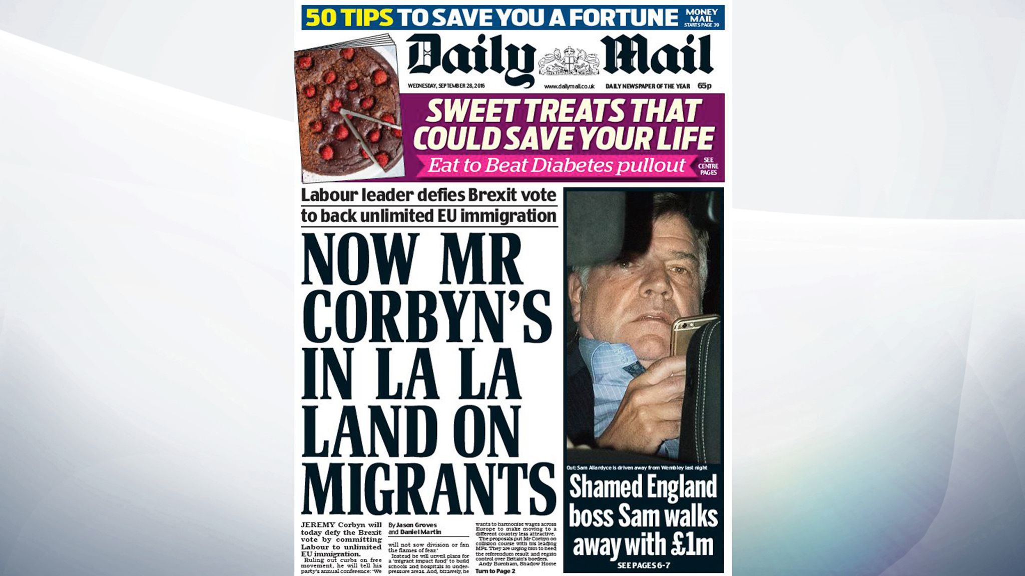Wednesday's national newspaper front pages | UK News | Sky News