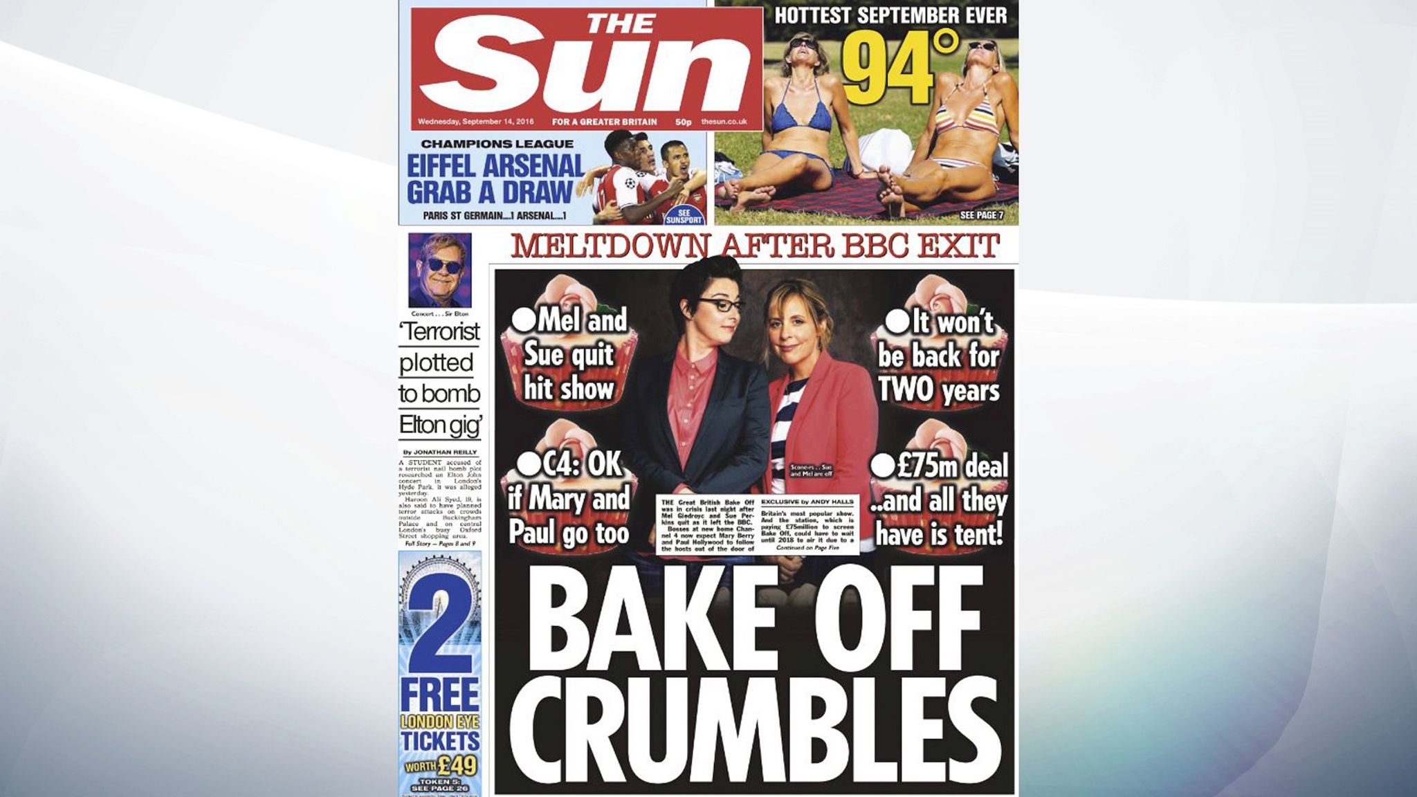 Wednesday's national newspaper front pages | UK News | Sky News