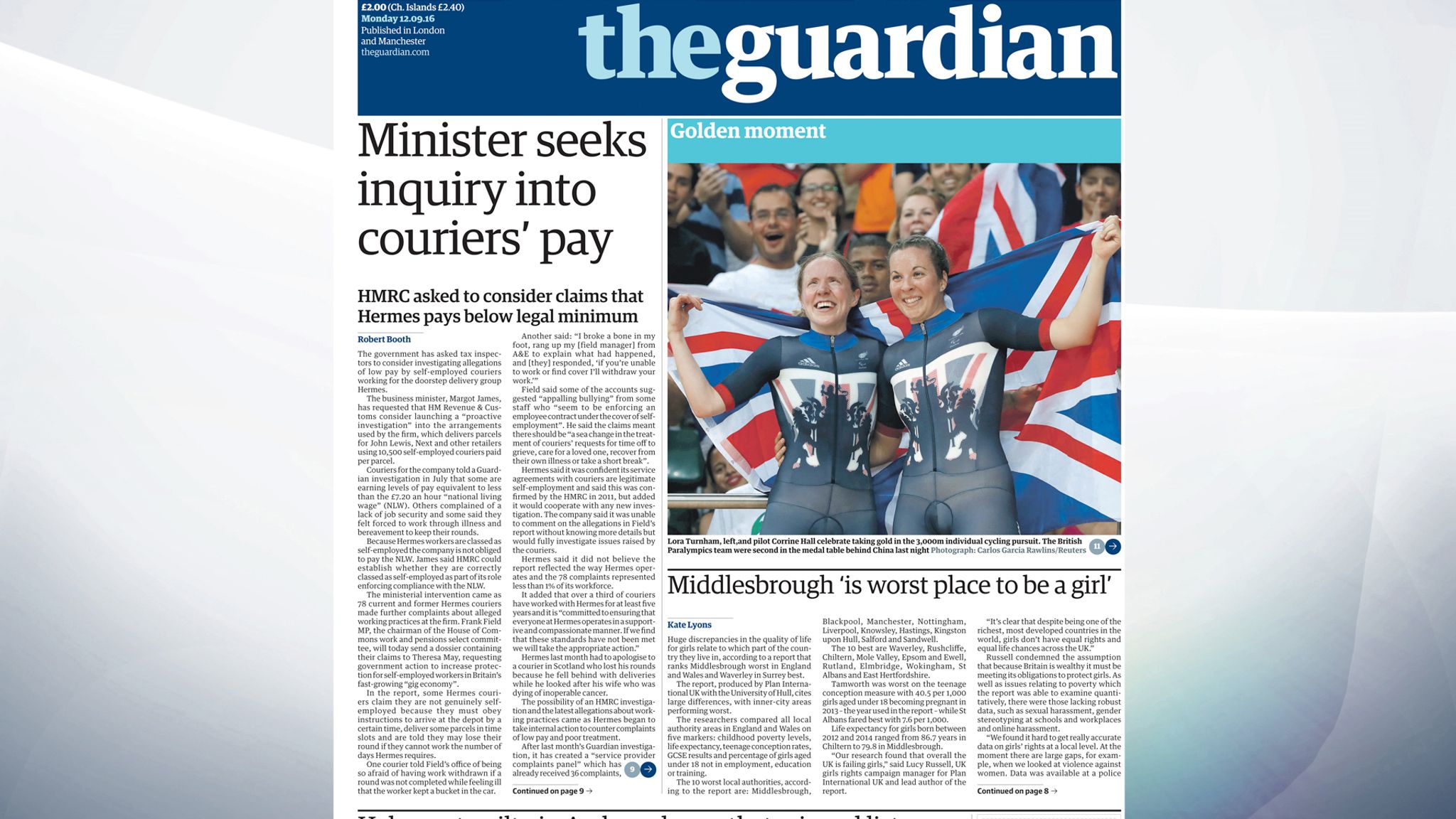 Monday's National Newspaper Front Pages | UK News | Sky News