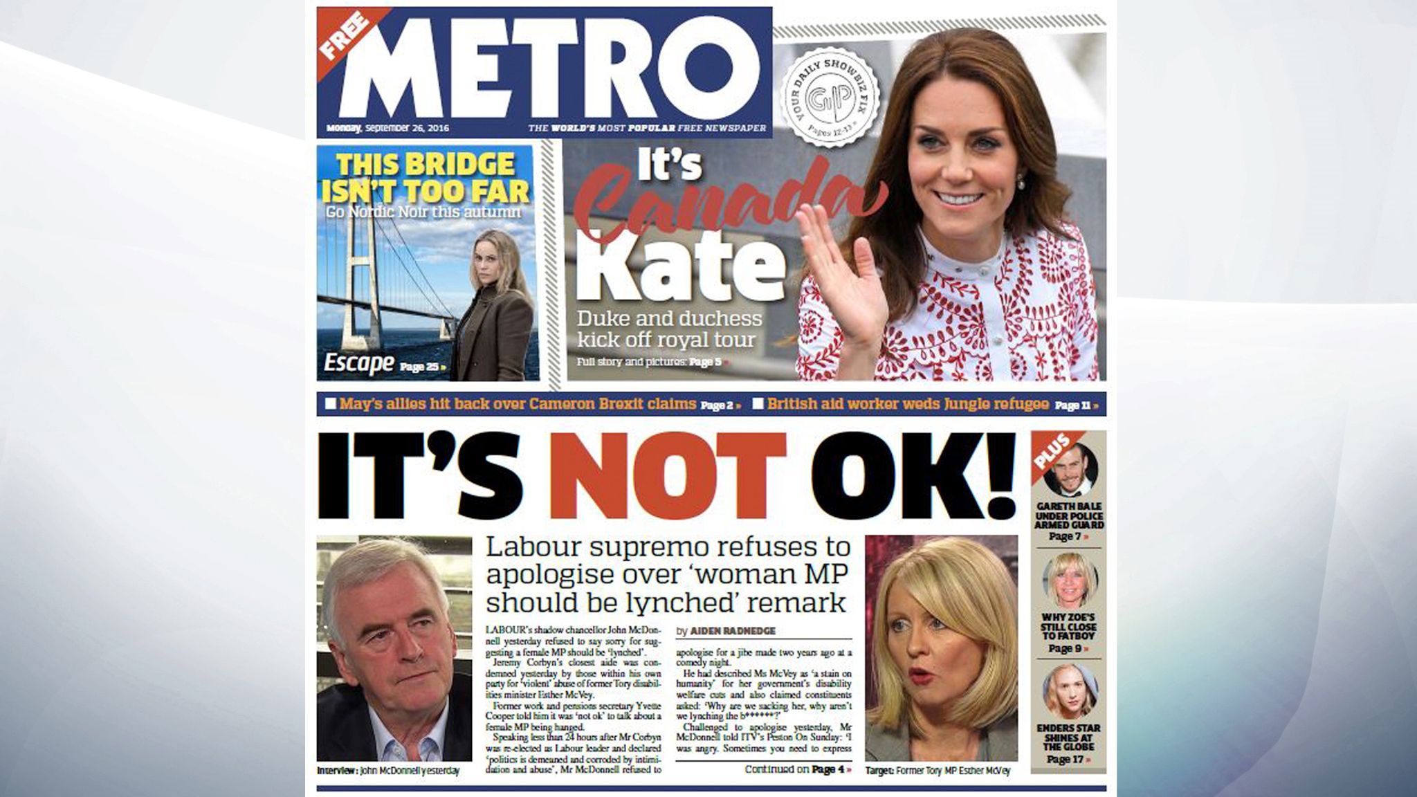 Monday's national newspaper front pages | UK News | Sky News