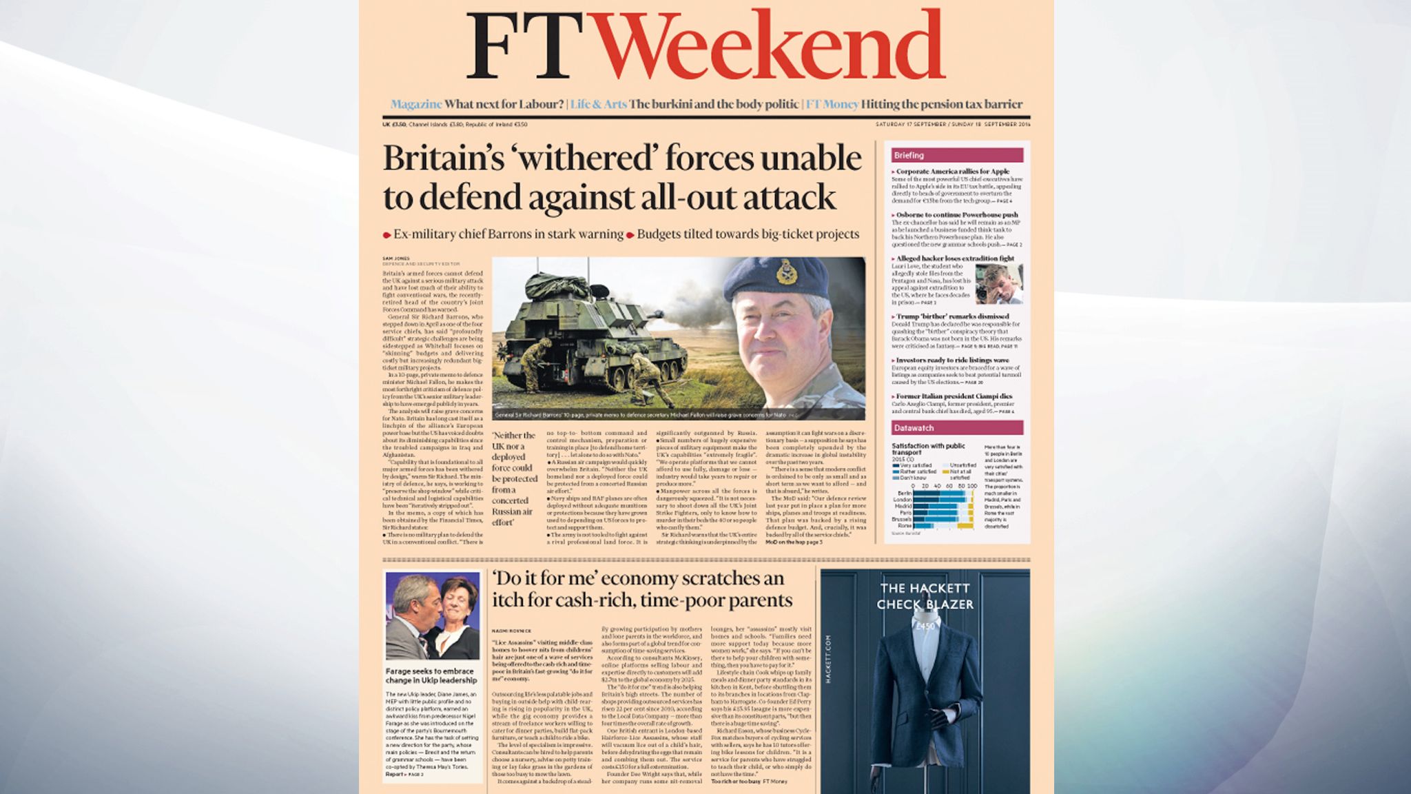 Saturday's National Newspaper Front Pages | UK News | Sky News