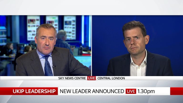 Dr Matthew Goodwin says UKIP at 'crossroads' | Scoop News | Sky News