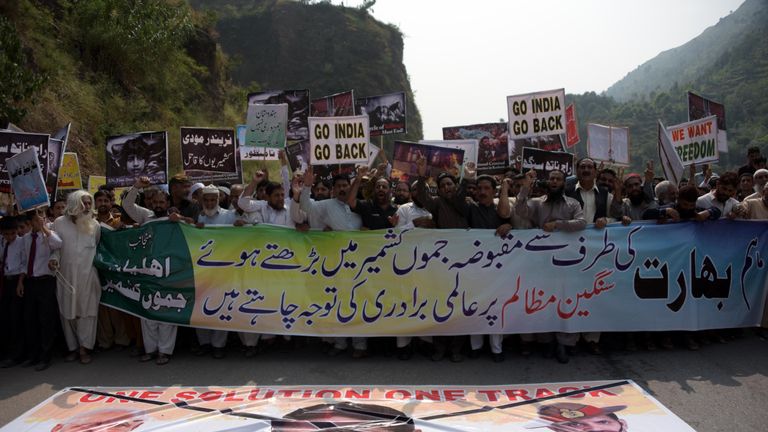 India tells Pakistan to 'abandon its dream' of obtaining Kashmir ...