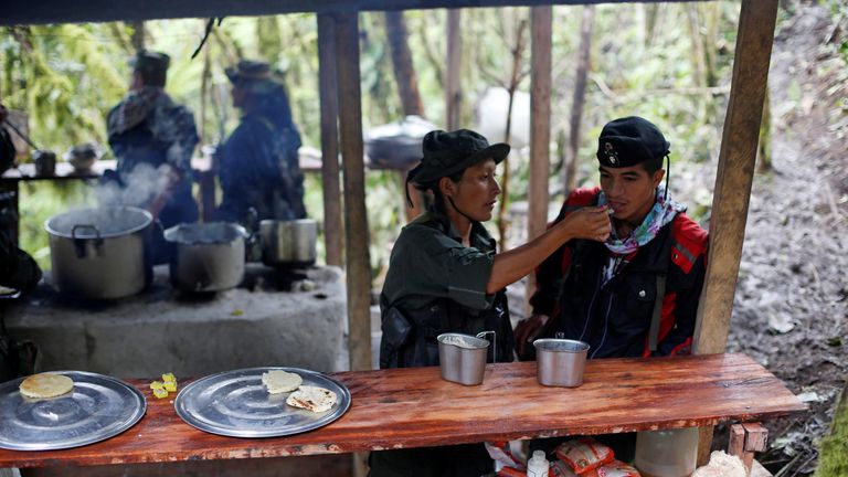 Colombia's FARC prepares for historic peace deal | World News | Sky News