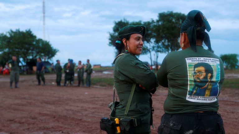 Colombia's FARC prepares for historic peace deal | World News | Sky News