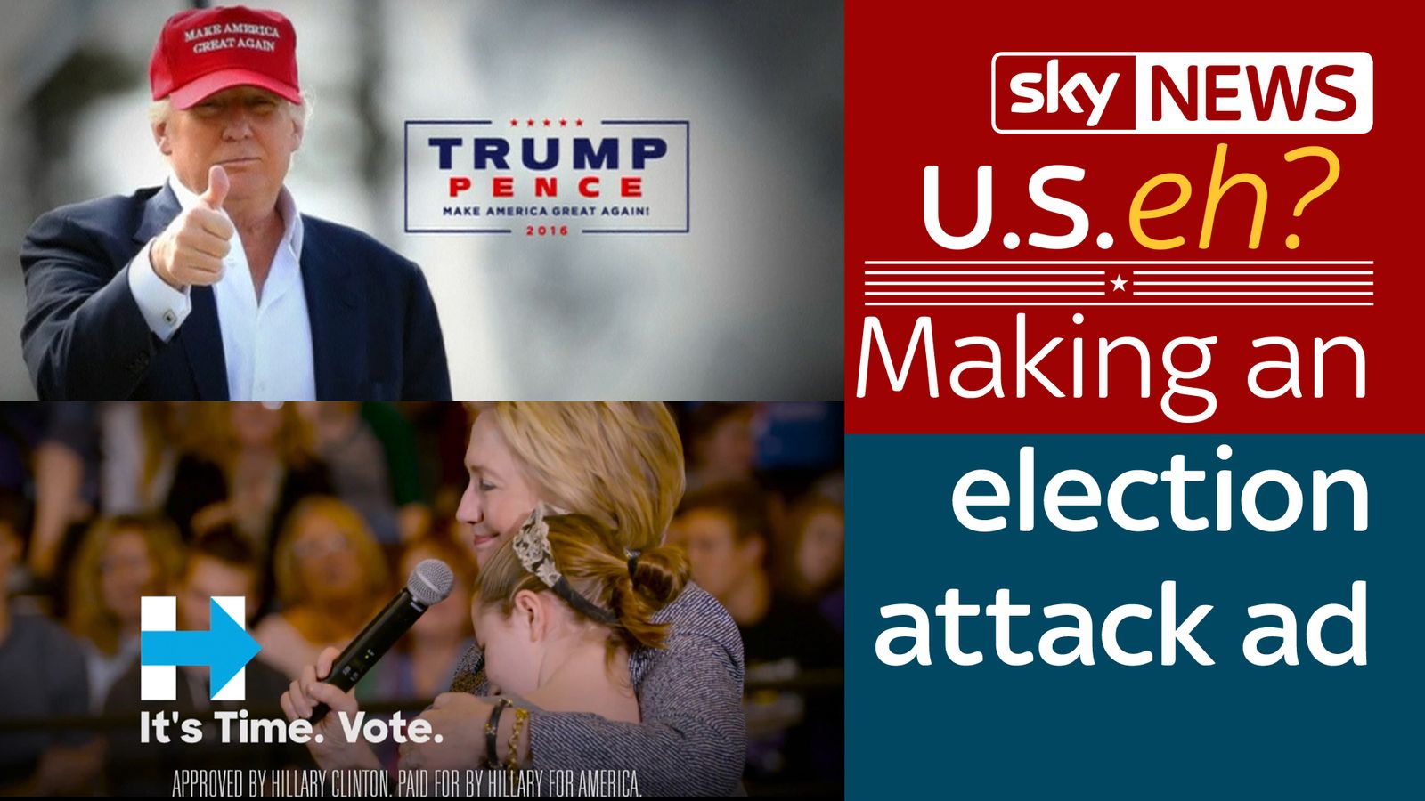How to make a US election attack advert | Scoop News | Sky News