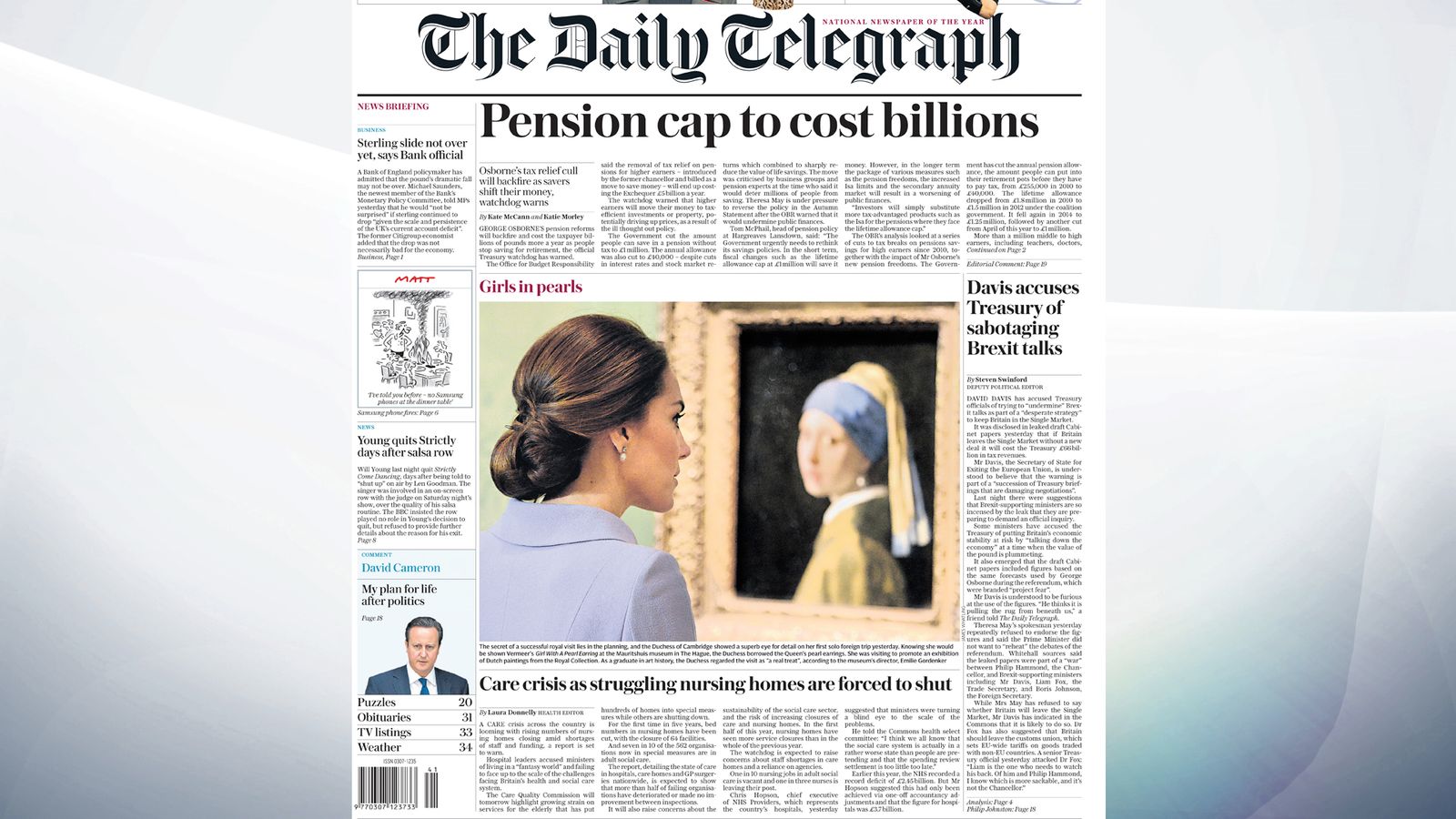 Wednesday's national newspaper front pages | UK News | Sky News