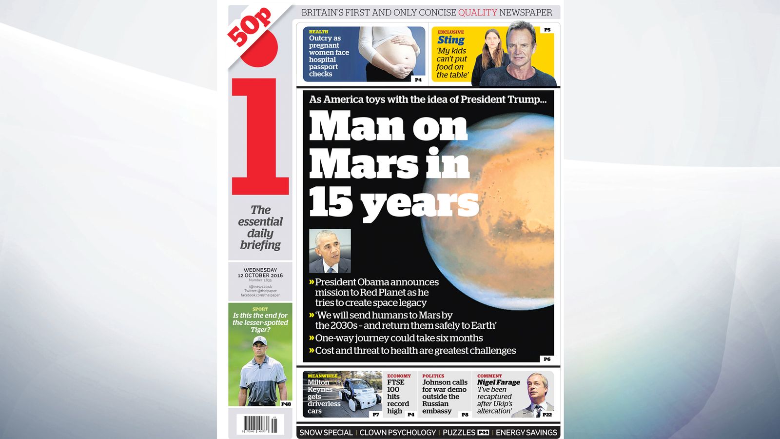 Wednesday's national newspaper front pages | UK News | Sky News