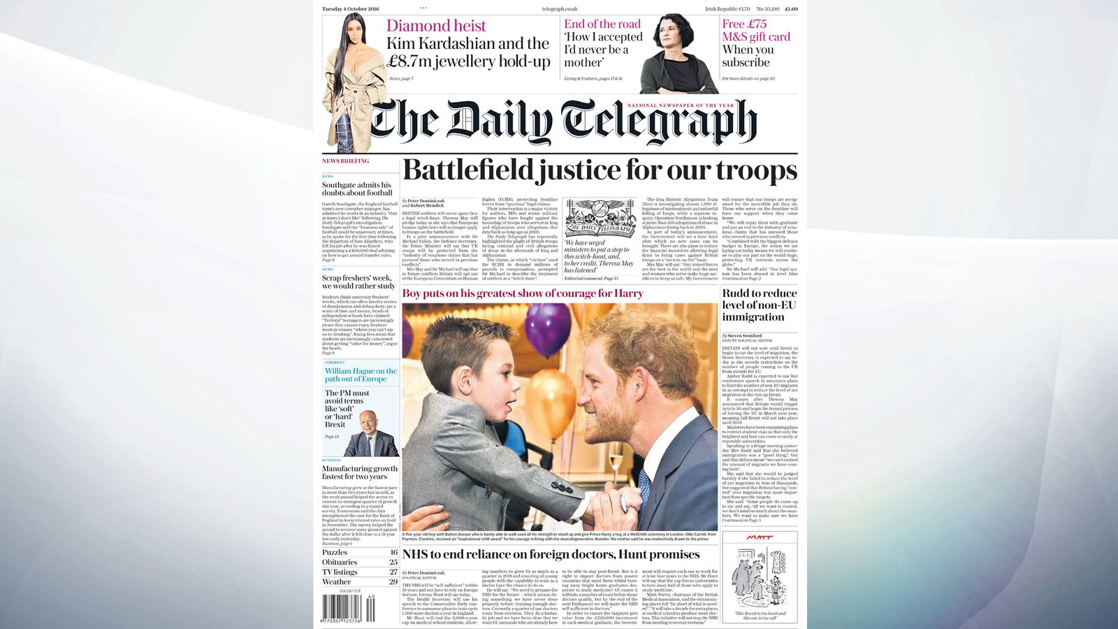 Tuesday's national newspaper front pages | UK News | Sky News