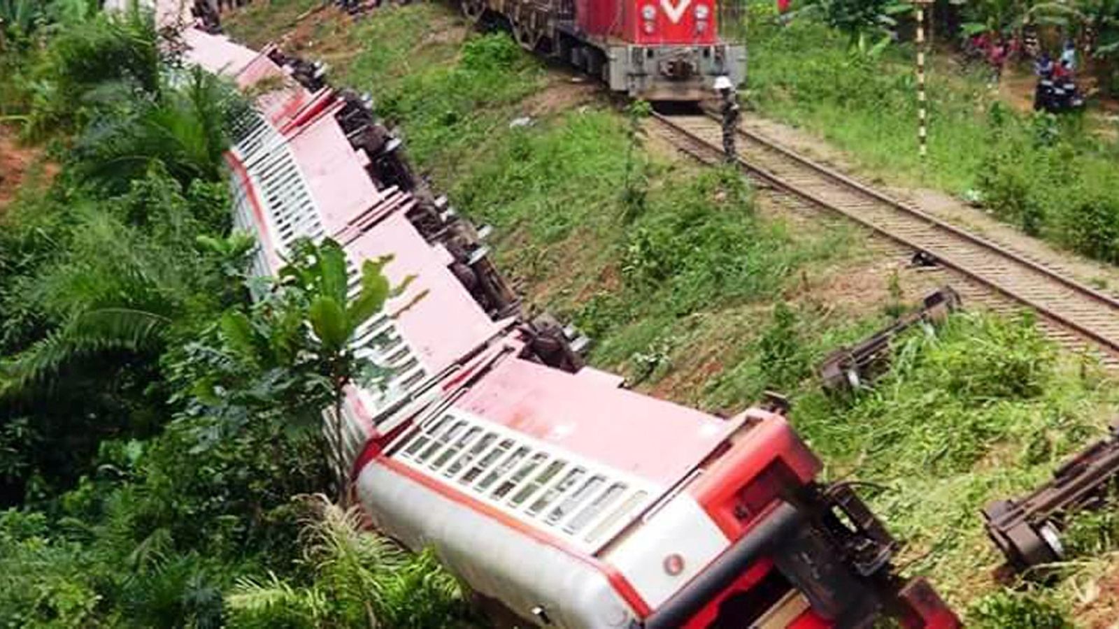 Dozens killed as passenger train derails in Cameroon | World News | Sky ...