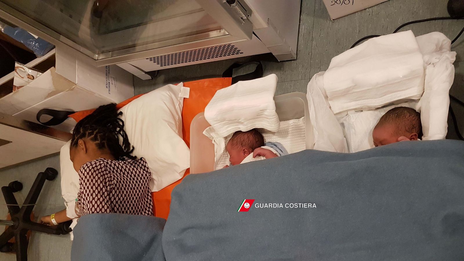 Three babies born on migrant rescue ship off Italian coast | World News ...
