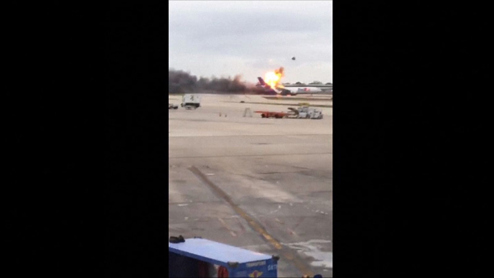 Witnesses' shocked by aircraft blast | Scoop News | Sky News