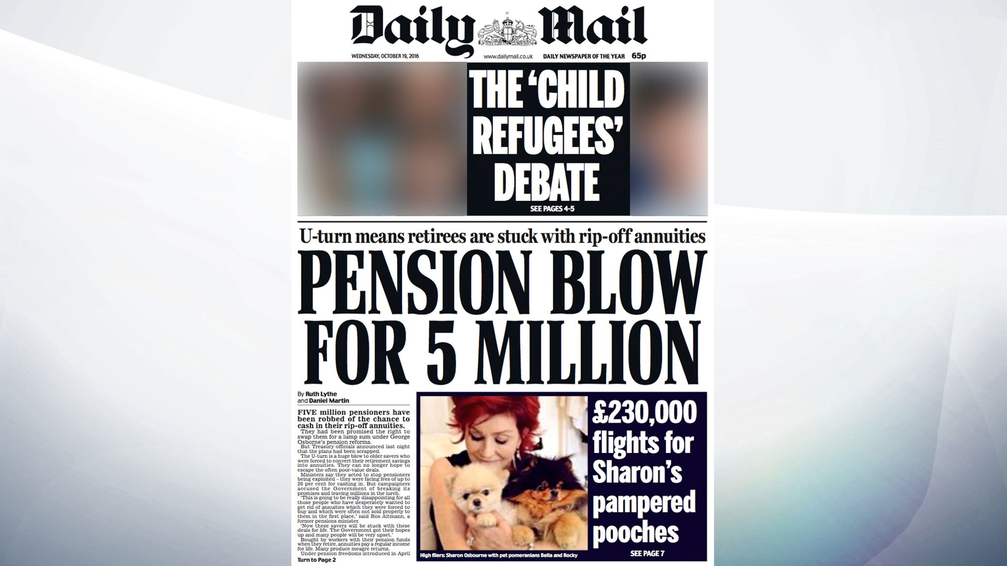 Wednesday's national newspaper front pages | UK News | Sky News