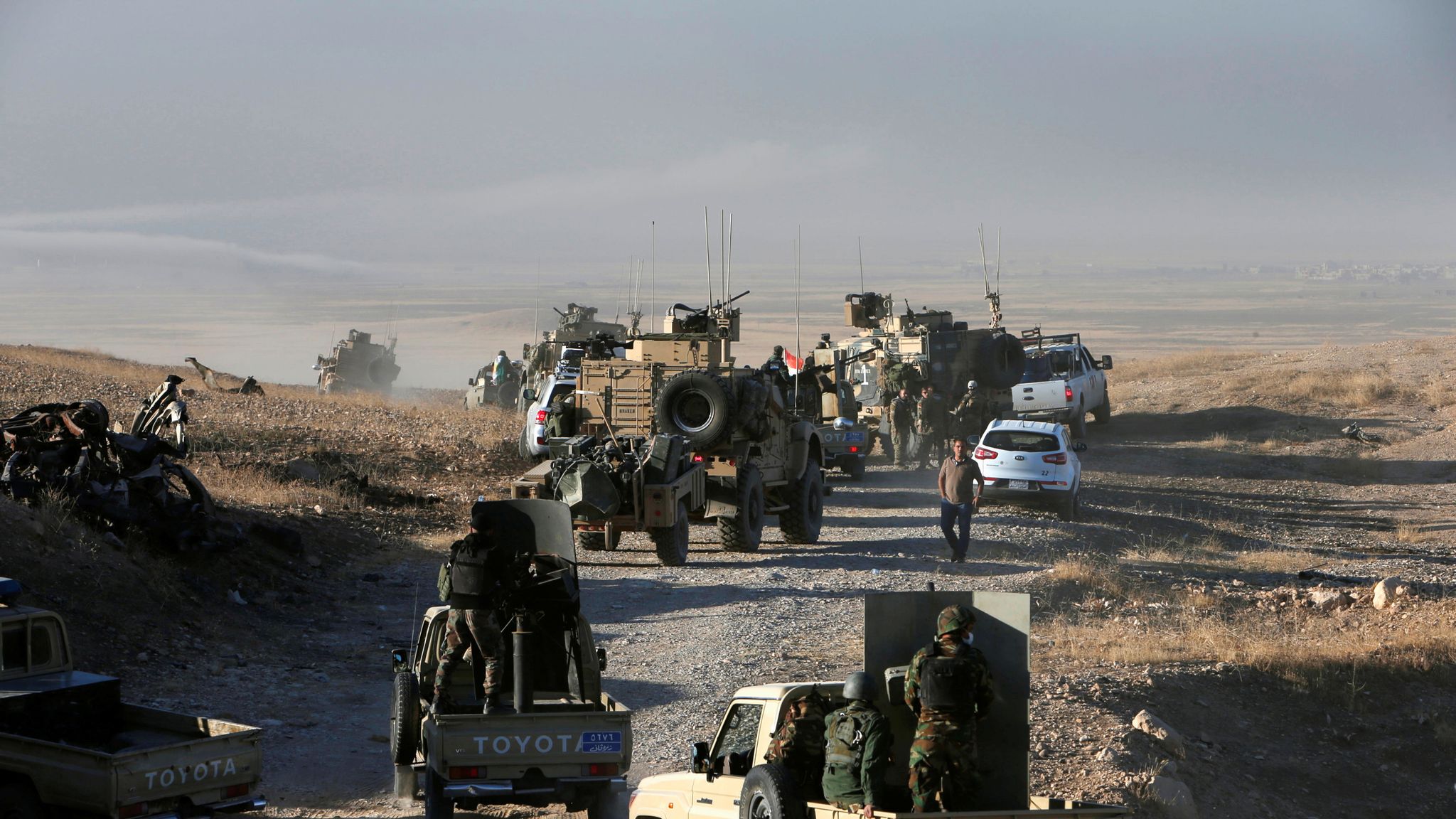 Battle for Mosul: 'We are under direct fire from Islamic State' | World ...