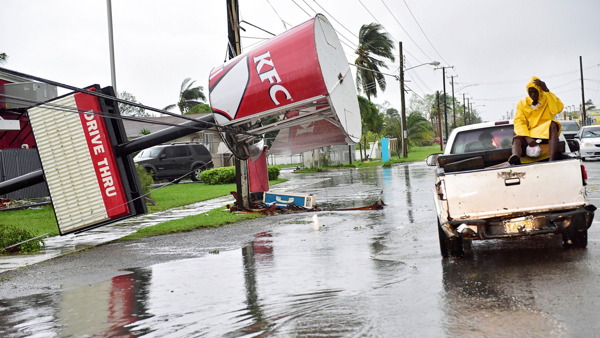 Storm surge flooding fear as 'monster' hurricane lashes Florida | World ...