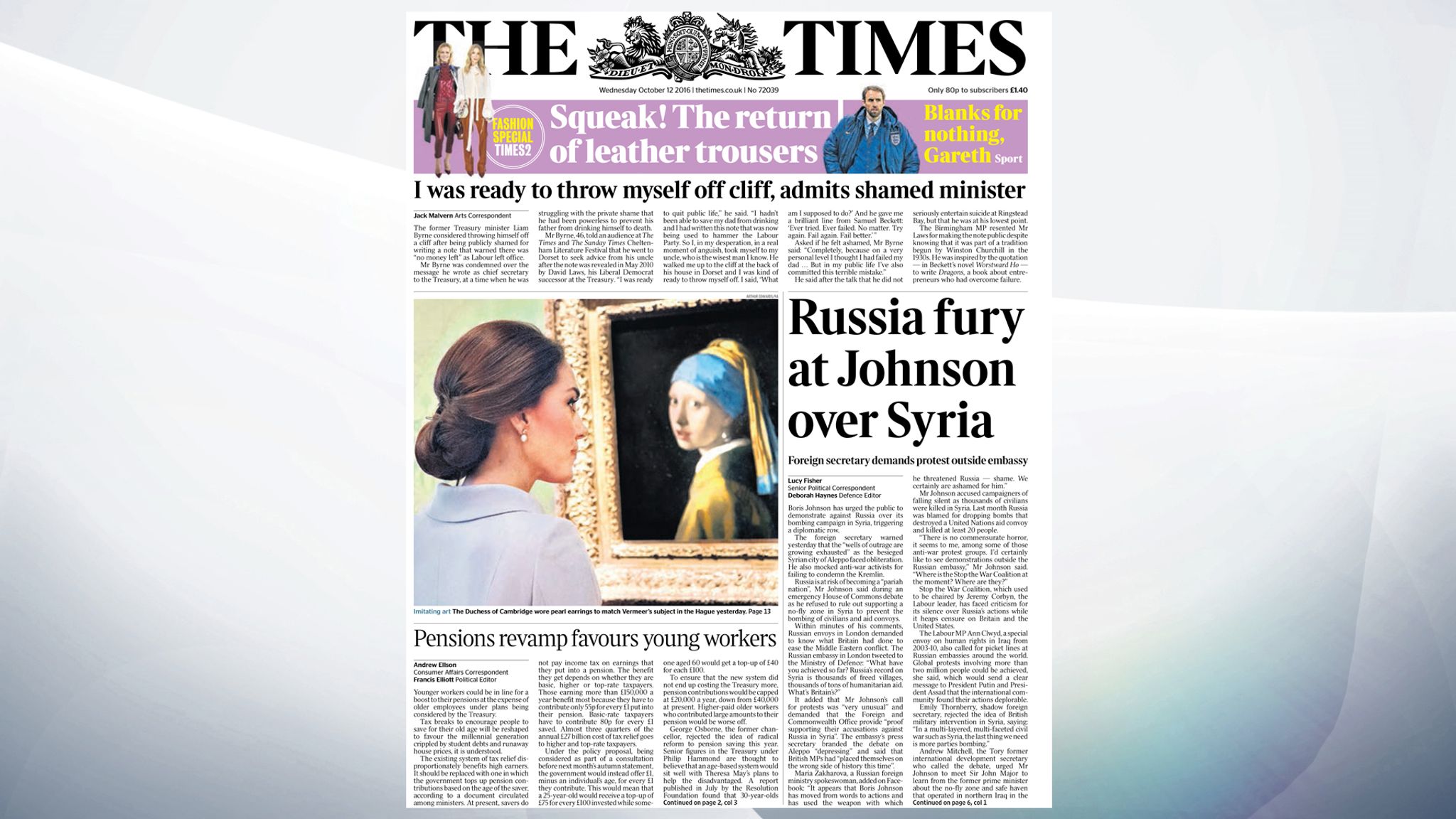 Wednesday's national newspaper front pages | UK News | Sky News