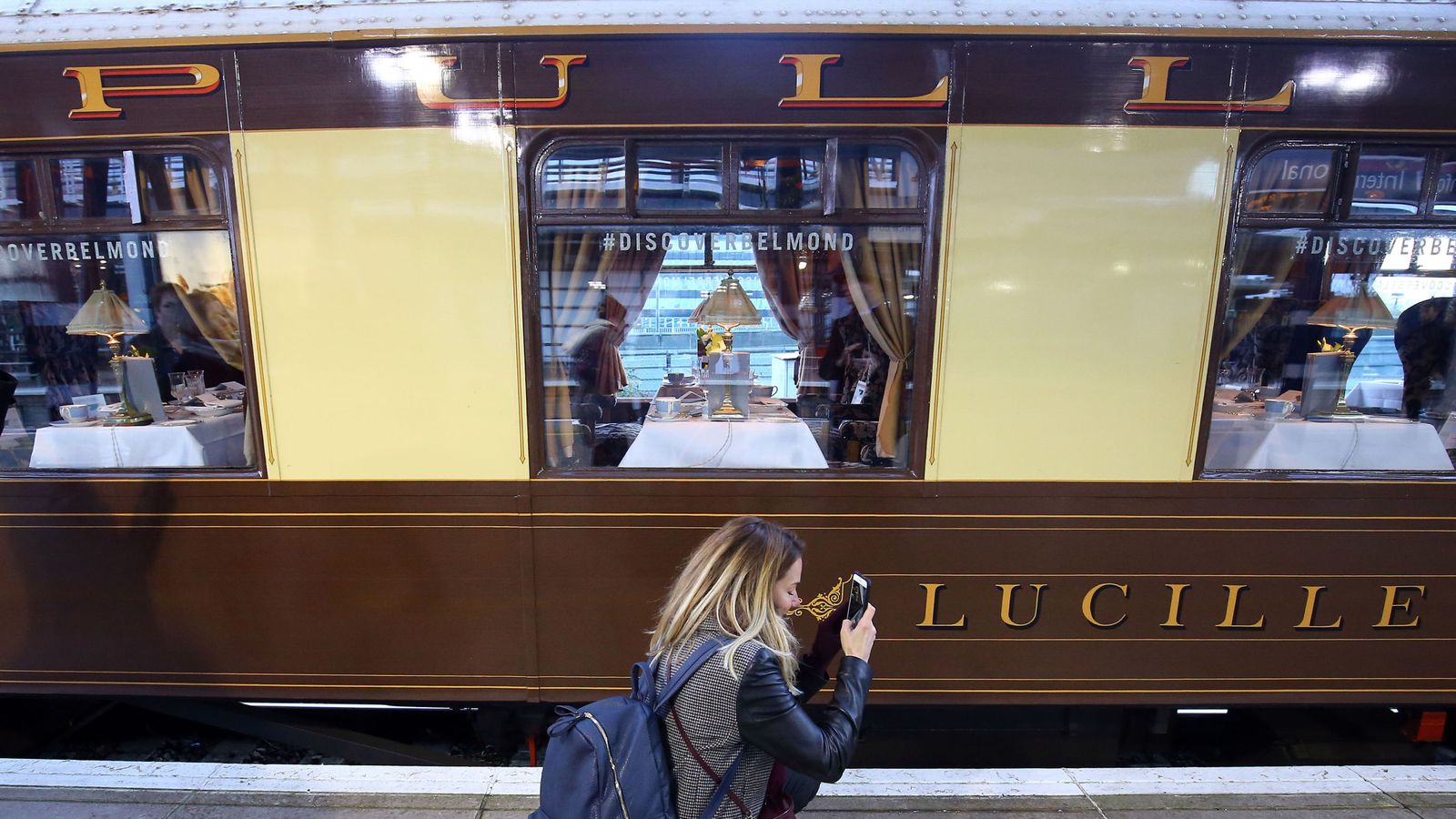 Lucky commuters get ticket to ride luxury Pullman train | UK News | Sky ...
