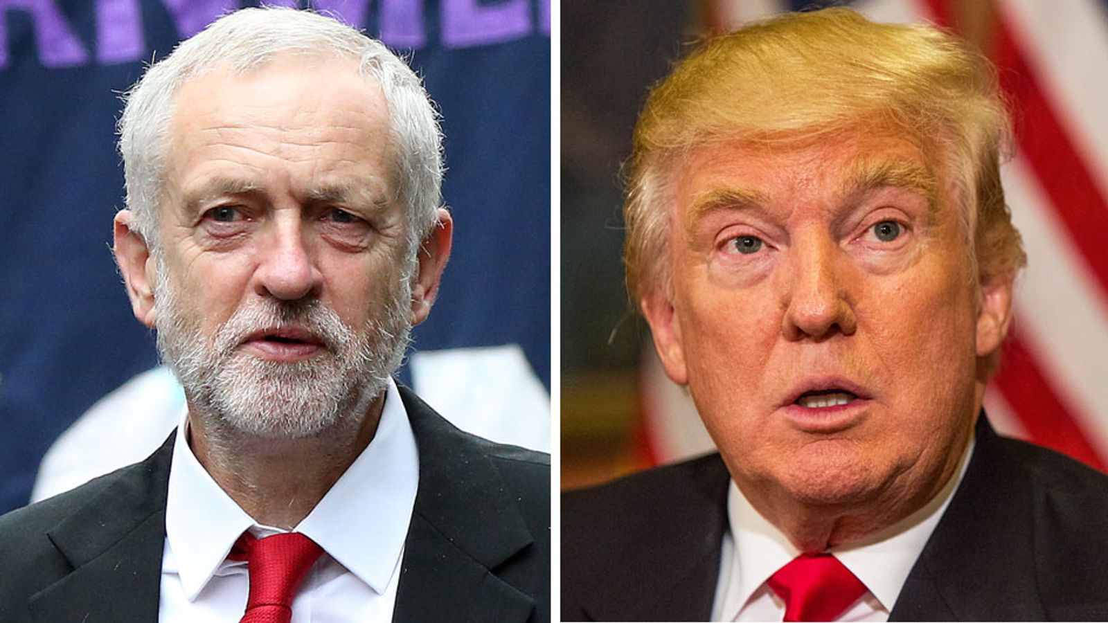 Corbyn 'almost as unpopular as Trump' in Britain, according to poll ...