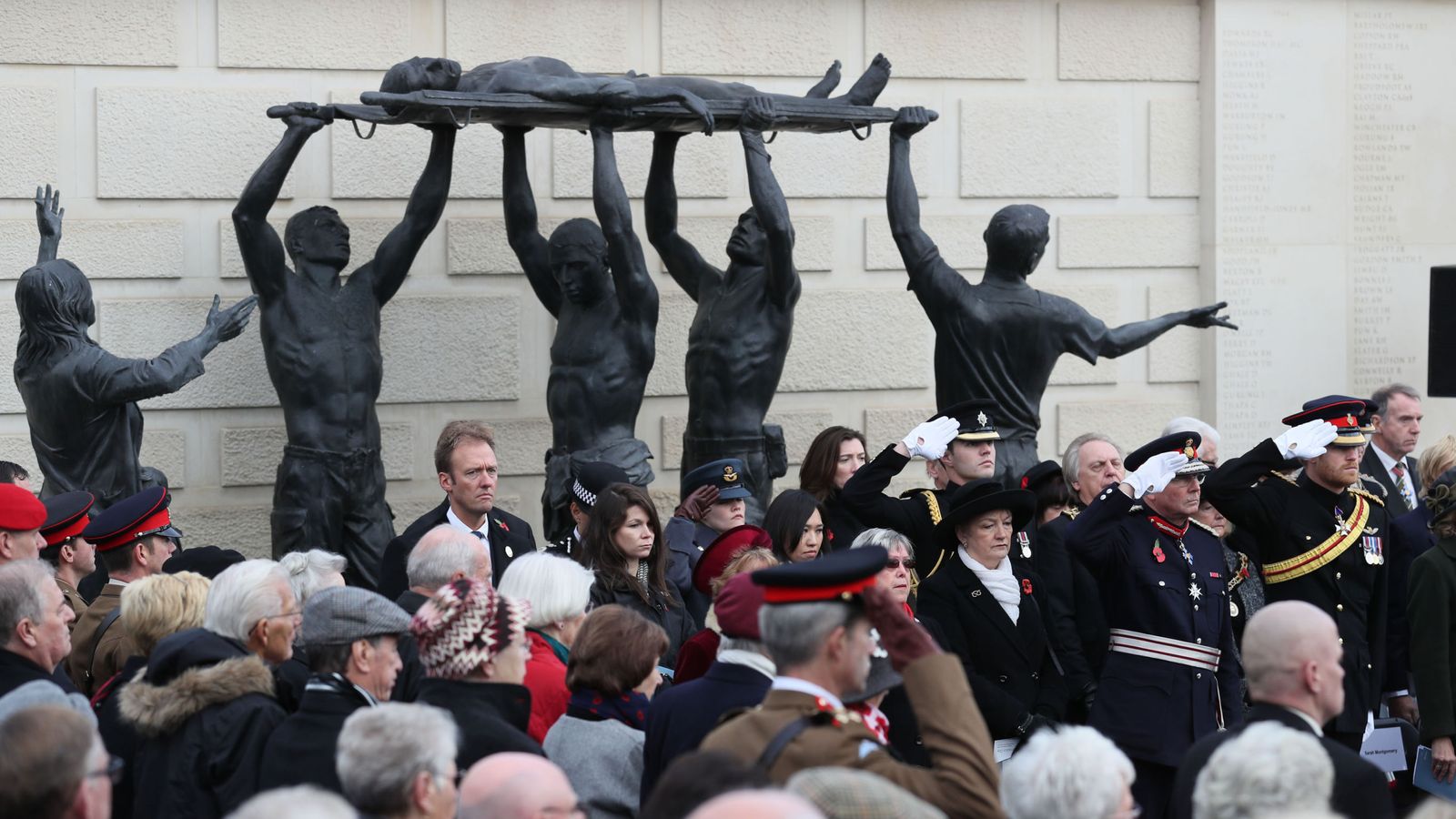 PM in Remembrance Day nod to today's troops | UK News | Sky News