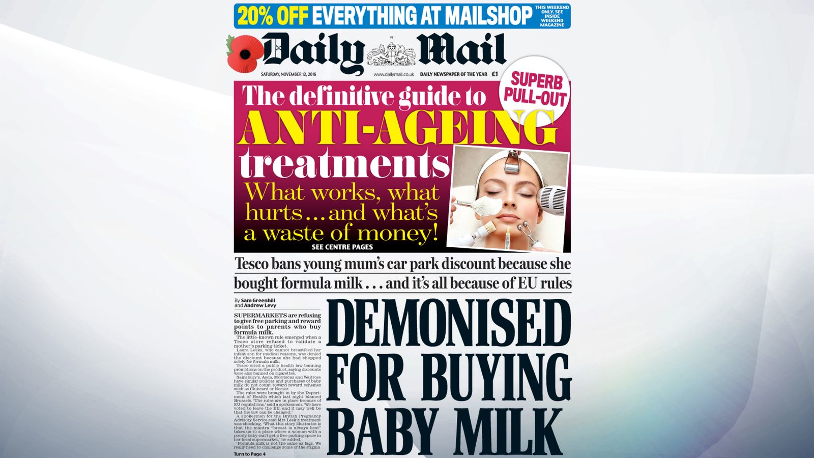 Saturday's national newspaper front pages | UK News | Sky News