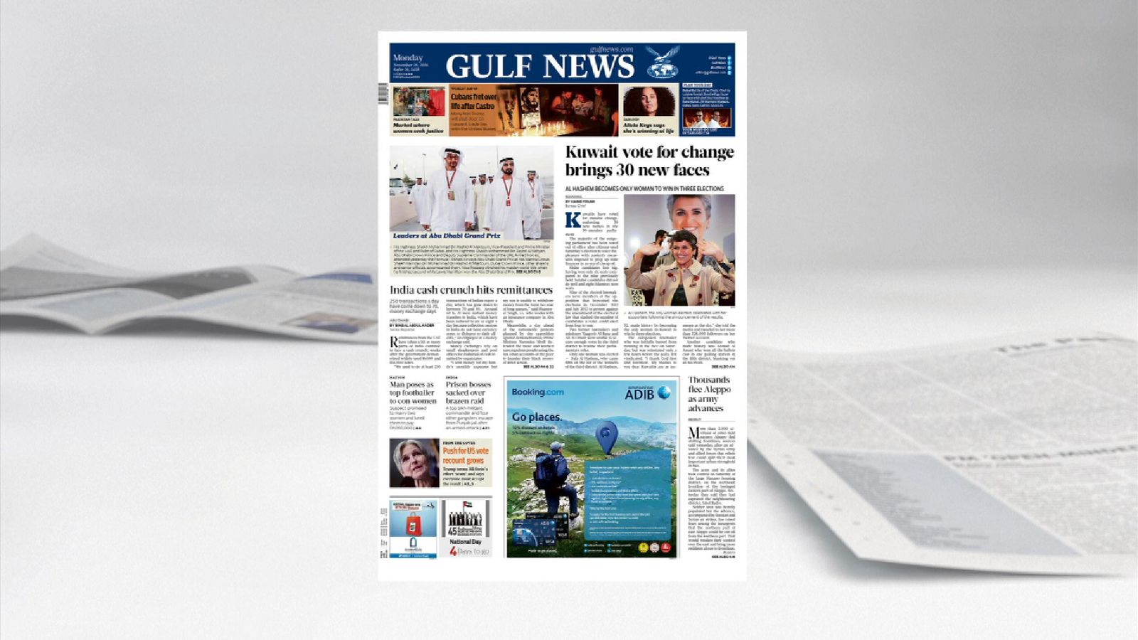 Monday's front pages from around the world | Scoop News | Sky News