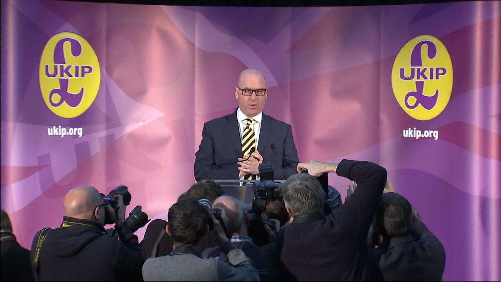 New UKIP leader: 'There will be one theme - unity' | Scoop News | Sky News