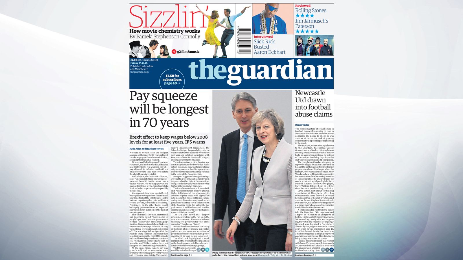 Friday's national newspaper front pages | UK News | Sky News