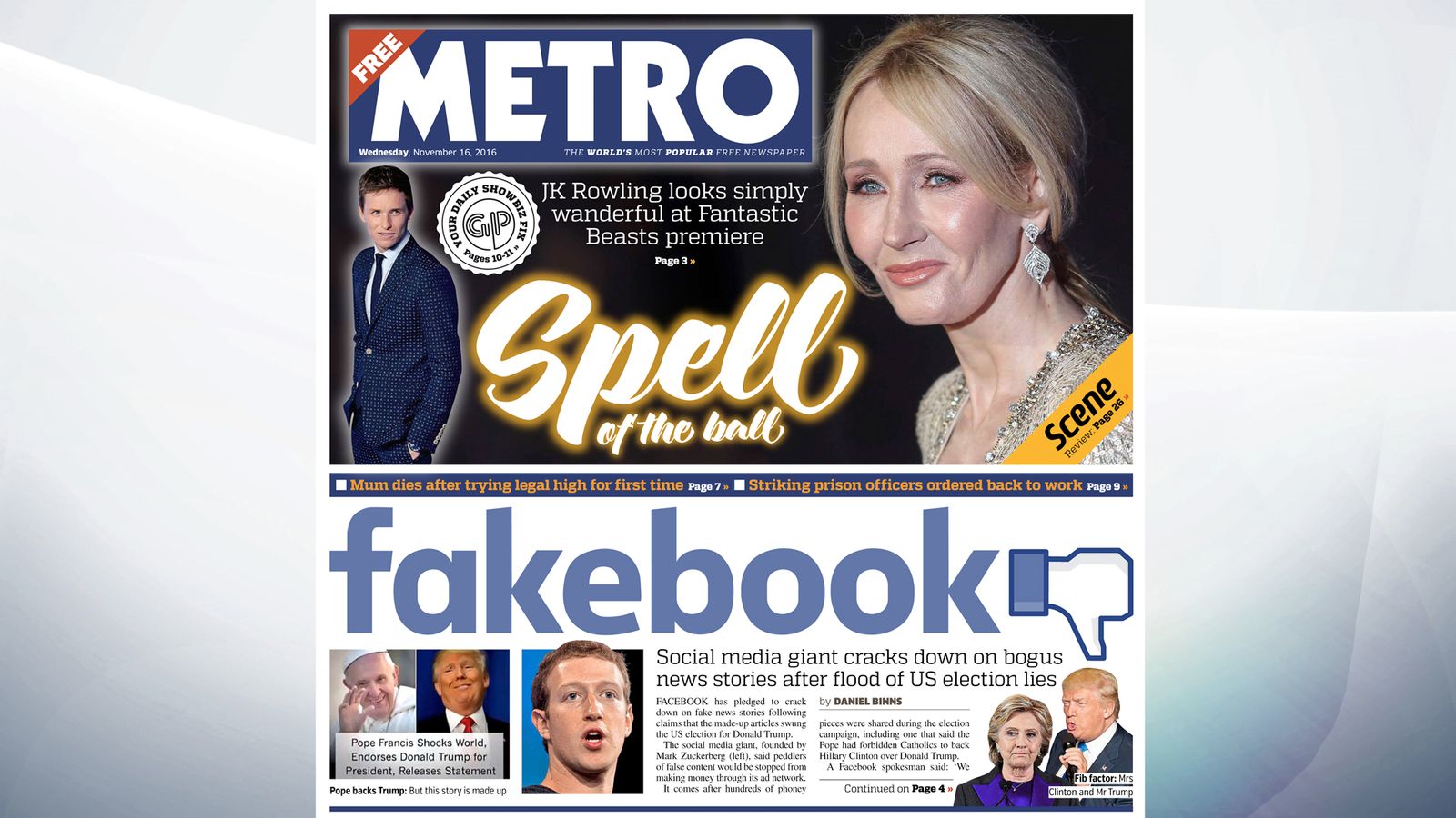 Wednesday's national newspaper front pages | UK News | Sky News