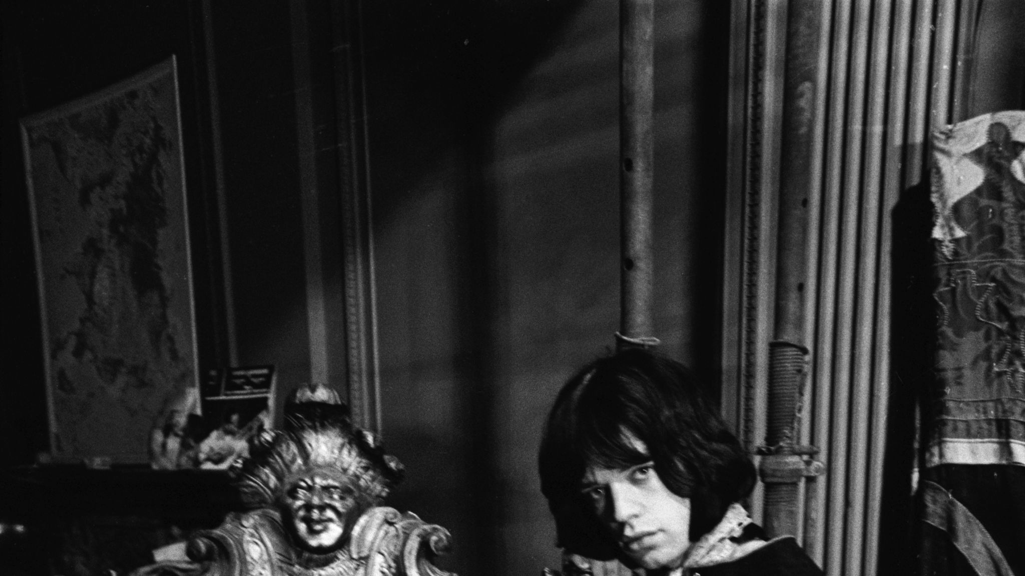 Mick Jagger captured on camera by Cecil Beaton in 1970 film Performance ...
