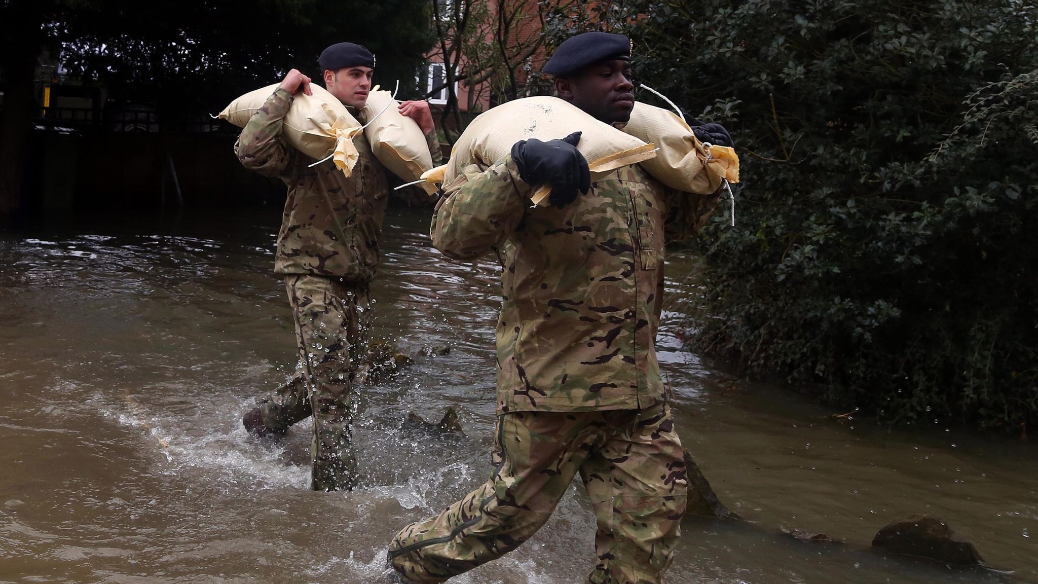 Soldiers to be put on standby for flood response | UK News | Sky News