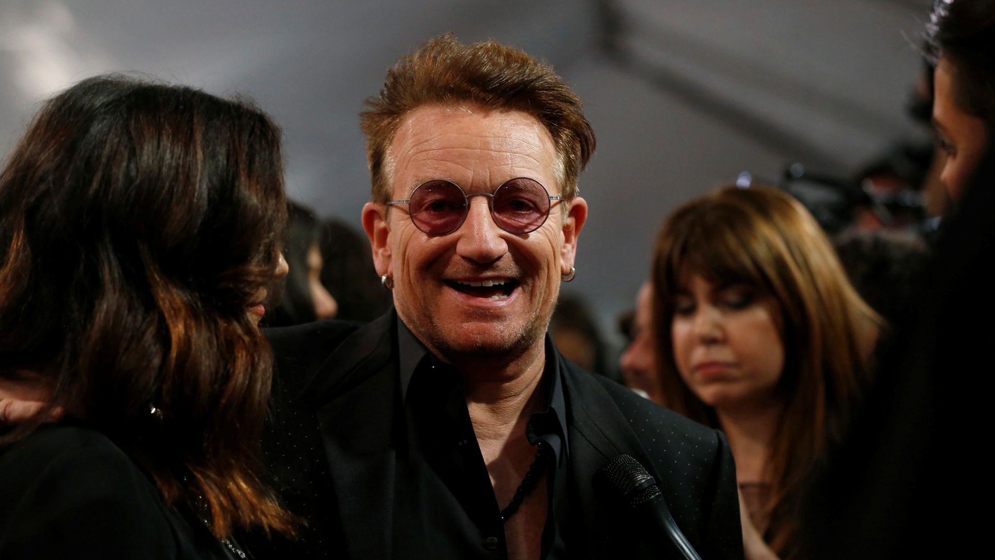 Bono becomes first man to win 'Woman of the Year' award | Ents & Arts ...