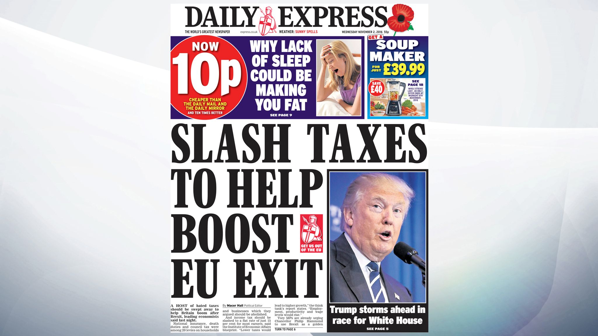 Wednesday's national newspaper front pages | UK News | Sky News