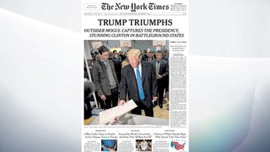 How US newspapers reported Donald Trump's presidential victory | World ...