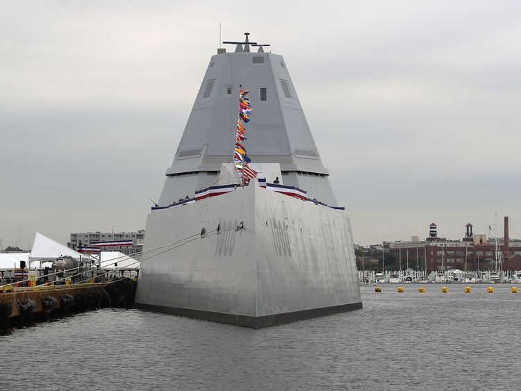 US Navy's most advanced destroyer USS Zumwalt breaks down again US Navy's most advanced destroyer USS Zumwalt breaks down again