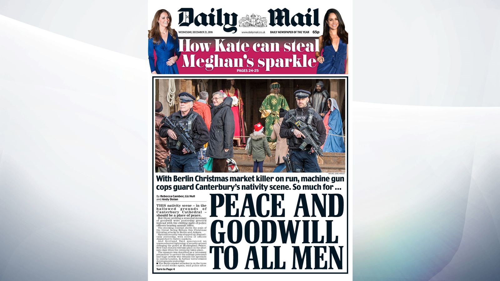 Wednesday's national newspaper front pages | Scoop News | Sky News