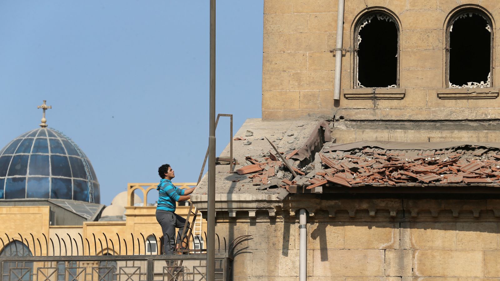 Explosion near Cairo's Coptic cathedral kills 25, wounds dozens | World ...