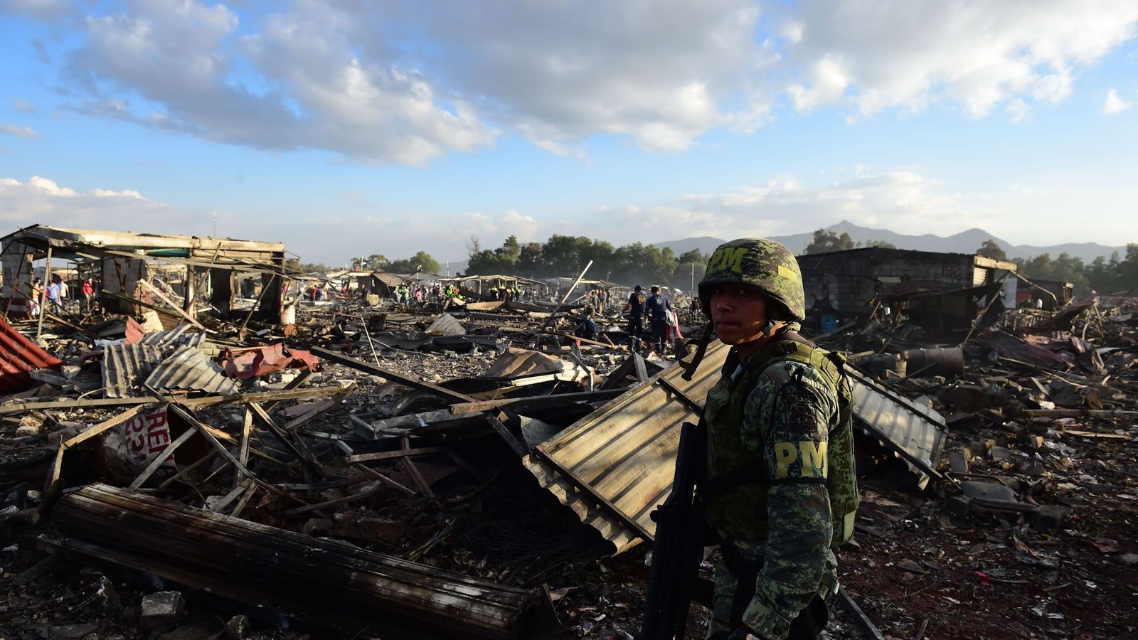 At least 35 dead in huge explosion at Mexican fireworks market | World ...