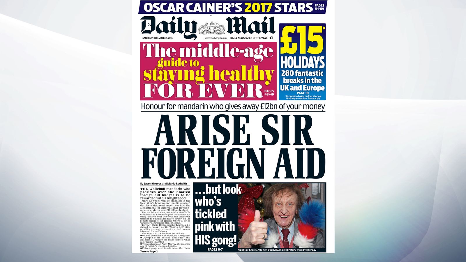 Saturday's national newspaper front pages | UK News | Sky News