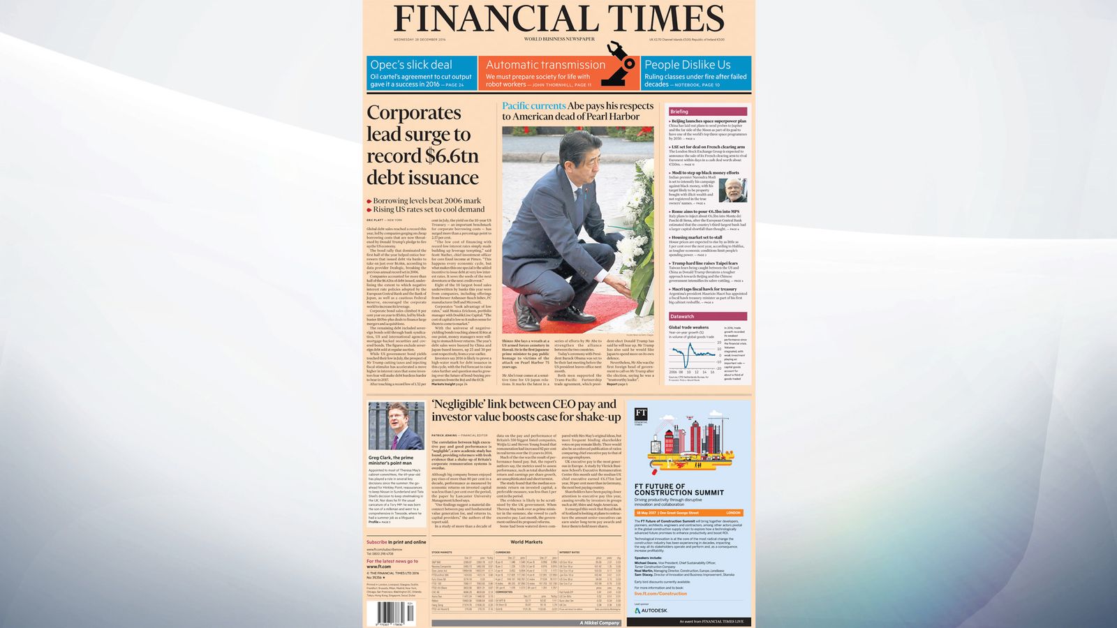 Wednesday's national newspaper front pages | UK News | Sky News