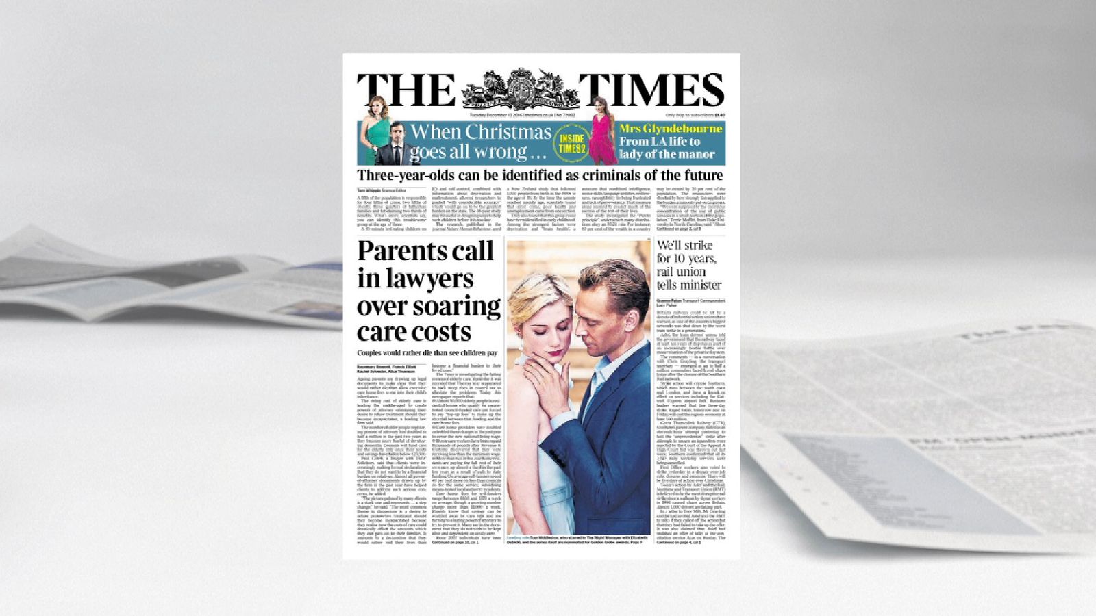 Tuesday's national newspaper front pages | Scoop News | Sky News
